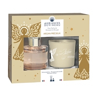 Coffret mini duo bougie Argan Precieux et un bouquet 80 ml au meilleur ...