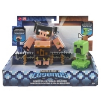 Minecraft - Legends - Assortiment Coffret 2 Figurines Legends 8cm - 6 ...