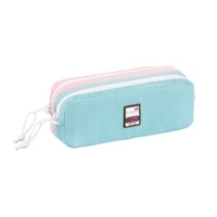 Trousse scolaire 2 compartiments grande capacité TEKNIK PASTEL au ...