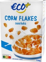 Corn flakes au sucre - 750g - ECO + au meilleur prix | E.Leclerc