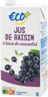 Jus de raisin à base de concentré - brique 1 l au meilleur prix | E.Leclerc