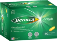 Berocca Energie Vitamine B et C, Magnésium et Zinc 40 comprimés ...