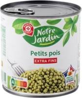 Petits Pois Extra Fins 1/2-280G Pne - NOTRE JARDIN au meilleur prix | E ...