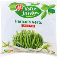 Haricots verts extra fins surgelés - 1 kg - NOTRE JARDIN au meilleur ...