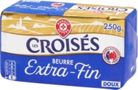 Beurre extra fin doux 82% Mat.Gr - 250G - LES CROISES au meilleur prix ...