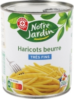 Haricots Beurre Très Fins-440G - NOTRE JARDIN au meilleur prix | E.Leclerc