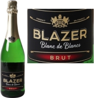 Vin mousseux de qualité Blanc de Blancs brut 12% - 75cl - BLAZER au meilleur prix | E.Leclerc