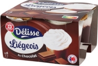 Liégeois chocolat - 4 x 100 g - DELISSE au meilleur prix | E.Leclerc