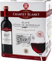 Vin Rouge Blaye Côtes De Bordeaux AOP - Bag-in-Box® 3L - CHANTET BLANET ...