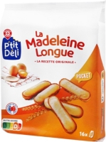 Madeleine longue 440g - P'TIT DELI au meilleur prix | E.Leclerc