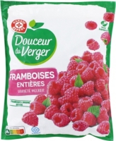 Framboises entières surgelées - 1 kg - DOUCEUR DU VERGER au meilleur ...