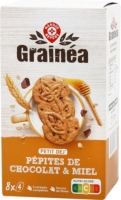 biscuits petit déjeuner pépites de chocolat et miel - 400 g - GRAINEA ...