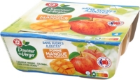 compotes pomme mangue sans sucres ajoutés - 4 x 100 g - DOUCEUR DU ...