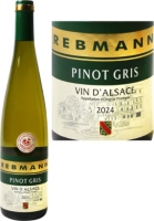 Vin Blanc Alsace Pinot Gris AOP - 75cl - REBMANN au meilleur prix | E ...