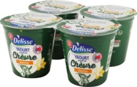 Yaourt au lait de chèvre vanille - 4 x 125 g - DELISSE au meilleur prix ...