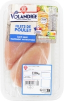Filets de poulet blanc sans antibiotiques - 300 g - VOLANDRIE au ...