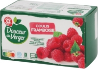 Coulis de framboise surgelé - 300 g - DOUCEUR DU VERGER au meilleur ...