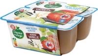Spécialité de fruit pomme vanille sans sucre ajoutés - 4 x 100 g ...