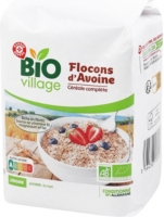 Flocons d'avoine bio - 500g - BIO VILLAGE au meilleur prix | E.Leclerc