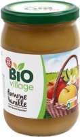 Bocal sans sucres ajoutés pomme vanille bio - 625 g - BIO VILLAGE au ...