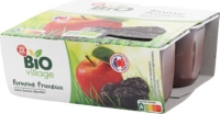 purée de fruits pomme pruneau sans sucres ajoutés bio - 4 x 100 g - BIO ...