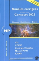 Annales corrigées des Concours 2022 – MP Physique, Modélisation et ...