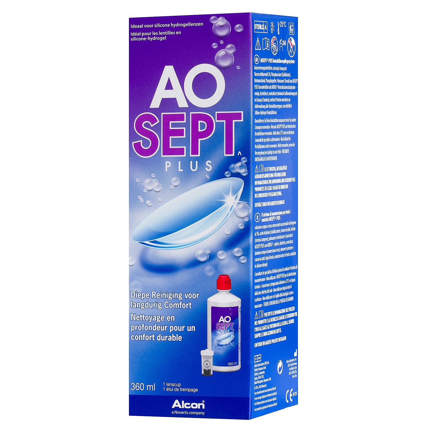 Aosept Plus 360ml : Produit pour lentilles à prix Leclerc – Optique-E ...