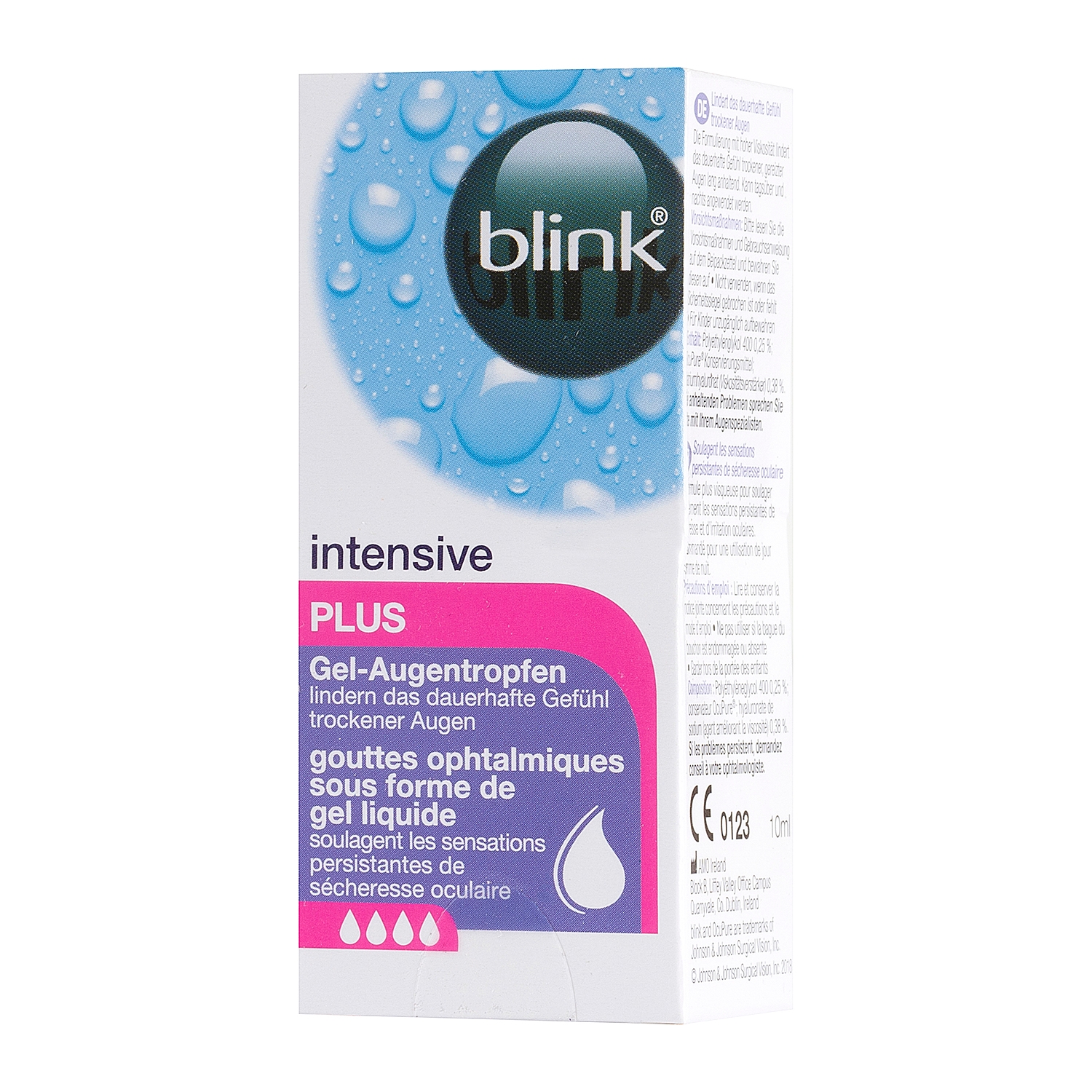Blink Intensive tears plus 10 ml : Produit pour lentilles à prix ...