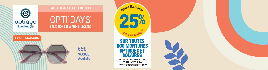Lentilles et Lunettes de soleil à prix Leclerc – Optique-E.Leclerc